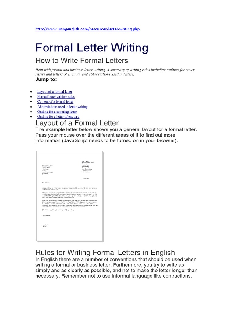 Official Letter Format How To Use An Official Letter Format | Adobe