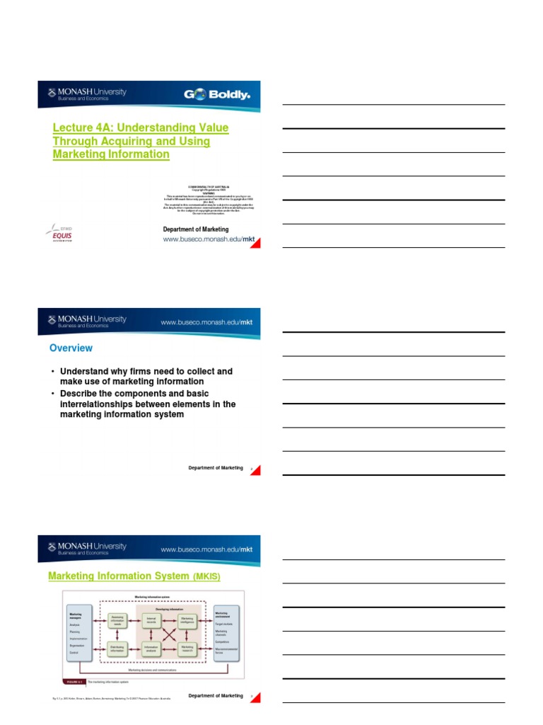 Lect 4a Mkis - 1 | PDF | Marketing | Sales