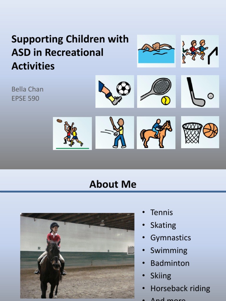 Supporting ASD Children in Recreation Activities | PDF | Autism ...