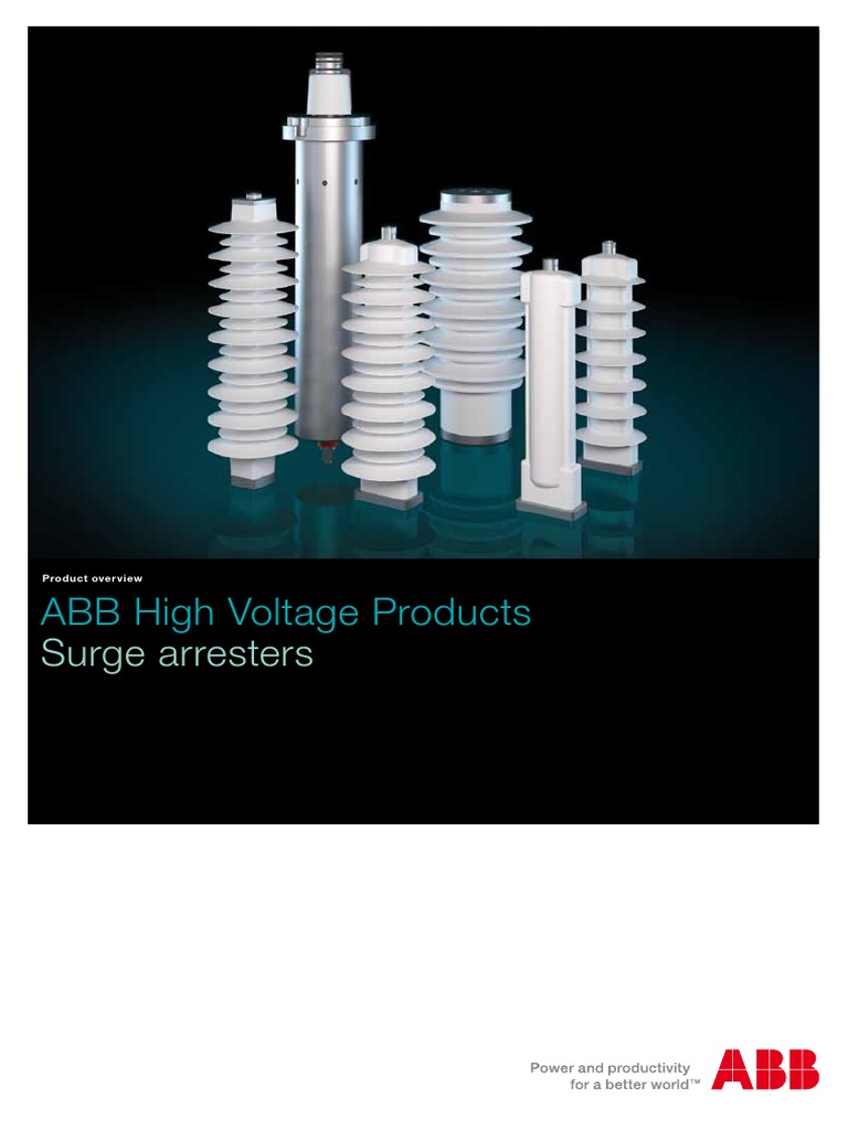 ABB Surge Arresters Product Overview | PDF | High Voltage | Volt