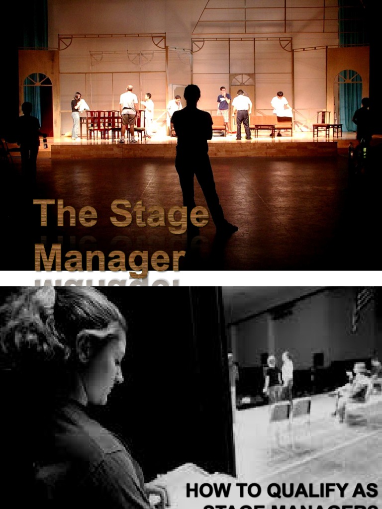 The Stage Manager | PDF | Theatre | Entertainment