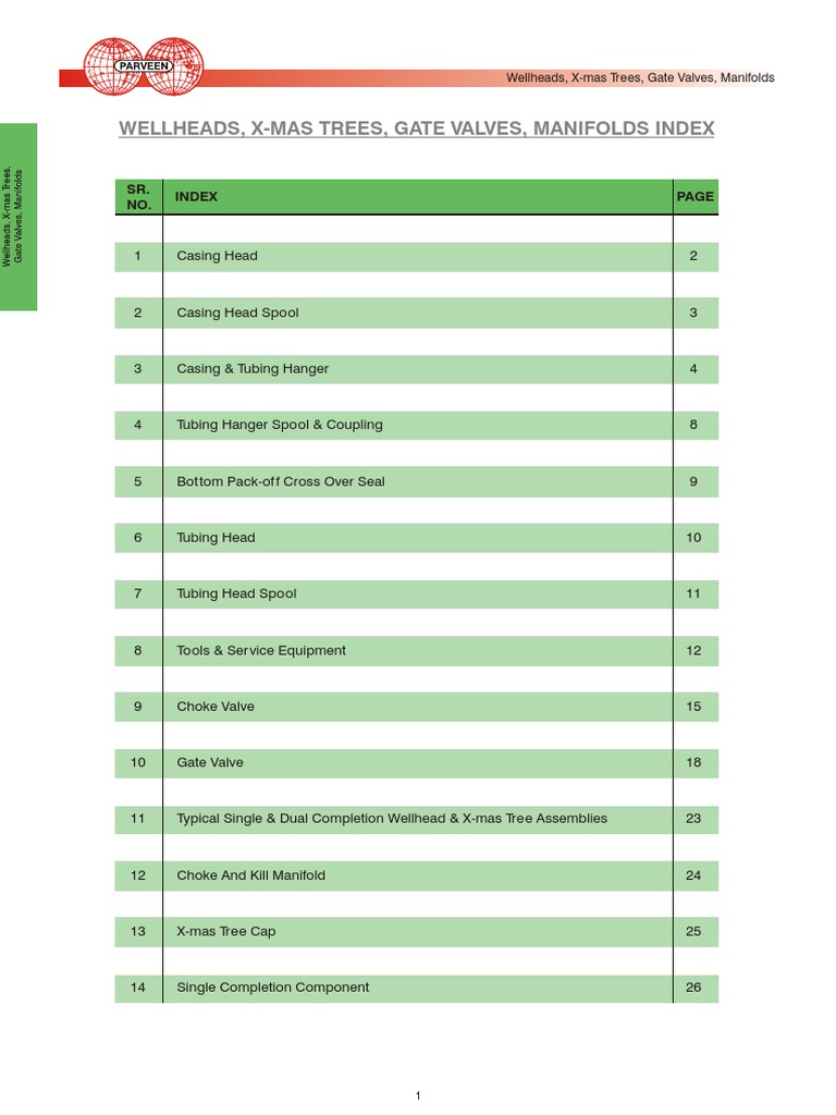 Wellheads Xmas Trees Valves | PDF | Valve | Casing (Borehole)