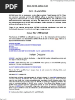 ICAO NOTAM Format Example for Airports | PDF | Air Traffic Control | Runway