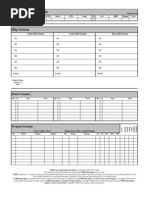 GURPS Character Sheet | PDF | Entertainment | Role Playing Games