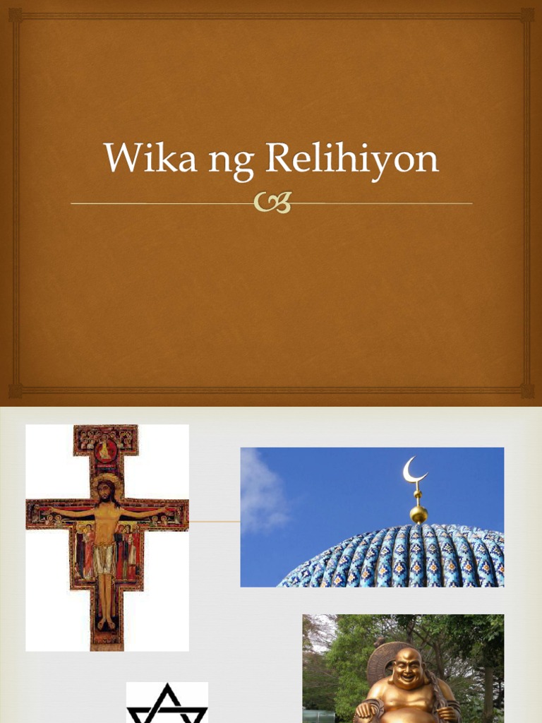 G6 - Wika Ng Relihiyon