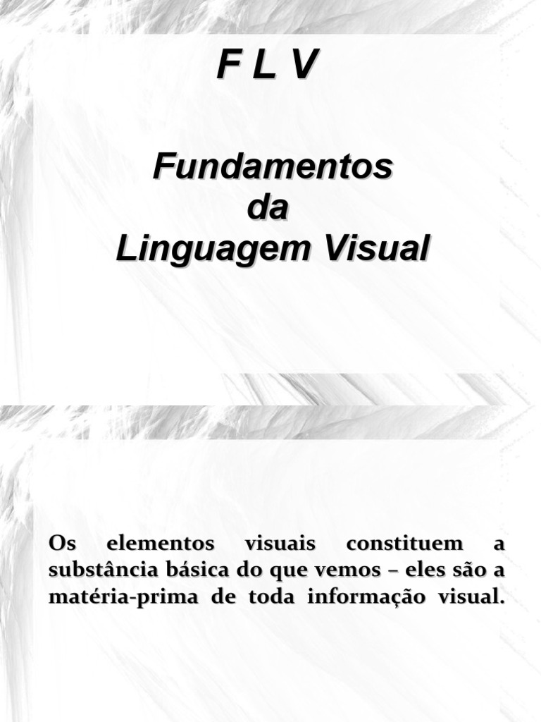 Fundamentos Da Linguagem Visual PDF | PDF | Perspectiva (gráficos) | Cor