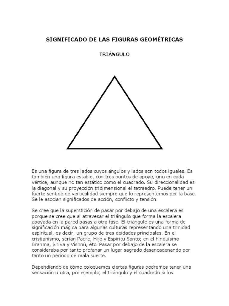 Significado de Las Figuras Geométricas | PDF | Rectángulo | Triángulo
