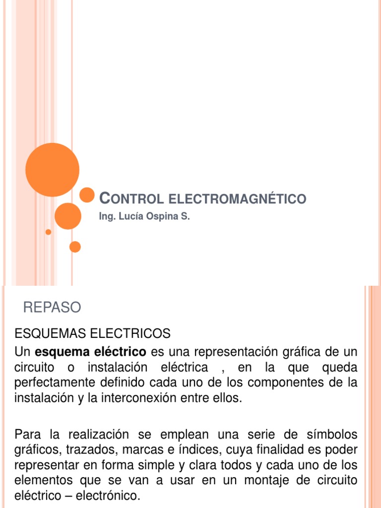 Control Electromagnetico | PDF | Electromagnetismo | Ingenieria Eléctrica
