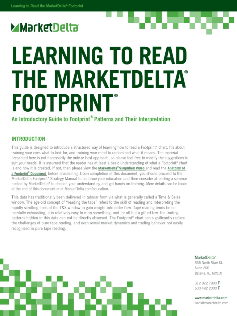 Learning To Read The Footprint Chart | PDF | Learning To Read | Auction