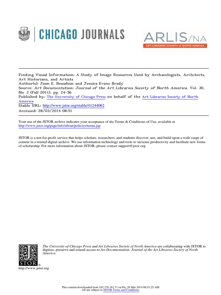 Finding Visual Information-2 | PDF | Archaeology | Libraries