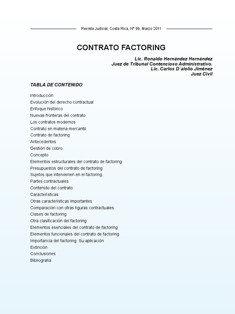 Contrato Factoring - Full | PDF