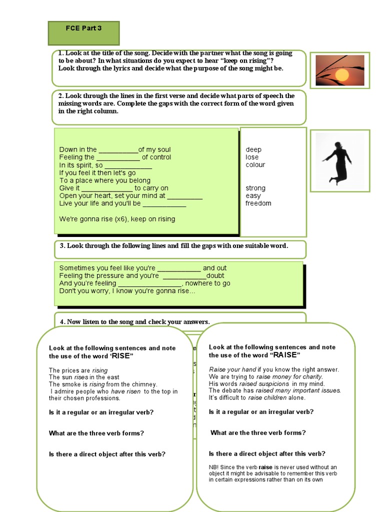 Keep On Rising - Jan Carey Part 3 | Download Free PDF | Syntax | Semantics