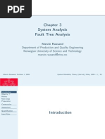 Fault Tree Analysis | PDF | Reliability Engineering | Systems Science