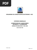 Ejemplo Informe de Auditoría 17025 | PDF | Calibración | Calidad (comercial)