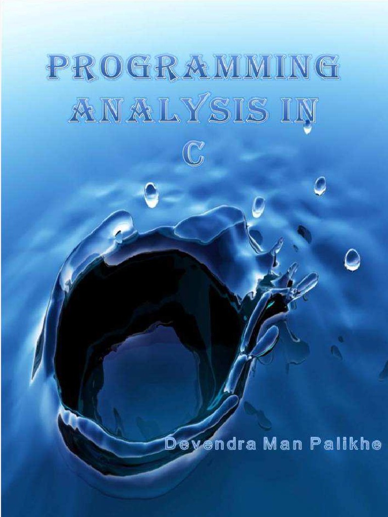 Programming Analysis In C 2e Pdf Matrix Mathematics Subroutine 