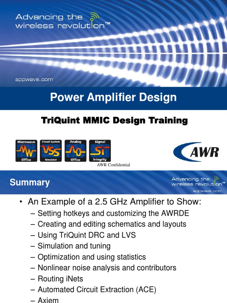TQ Mmic Pa Design | PDF | Keyboard Shortcut | Monte Carlo Method