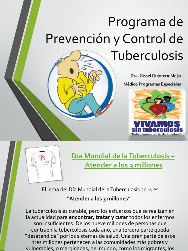 Programa de Prevención y Control de Tuberculosis | Tuberculosis ...