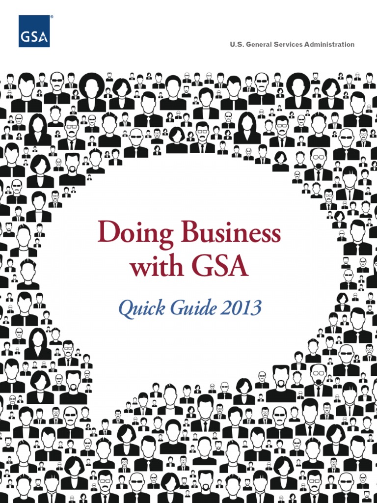 Booklet Gov Doing Business With The Gsa Pdf0884 | PDF | General ...