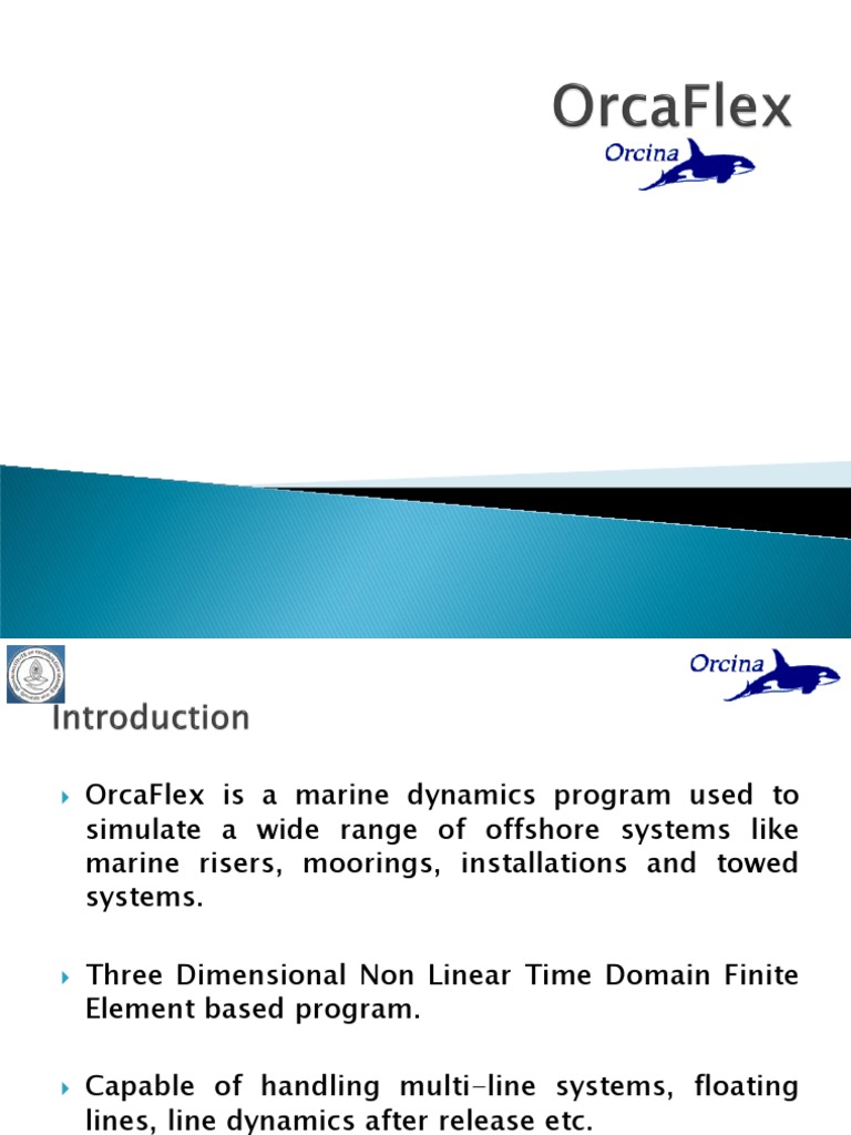 OrcaFlex Demonstration