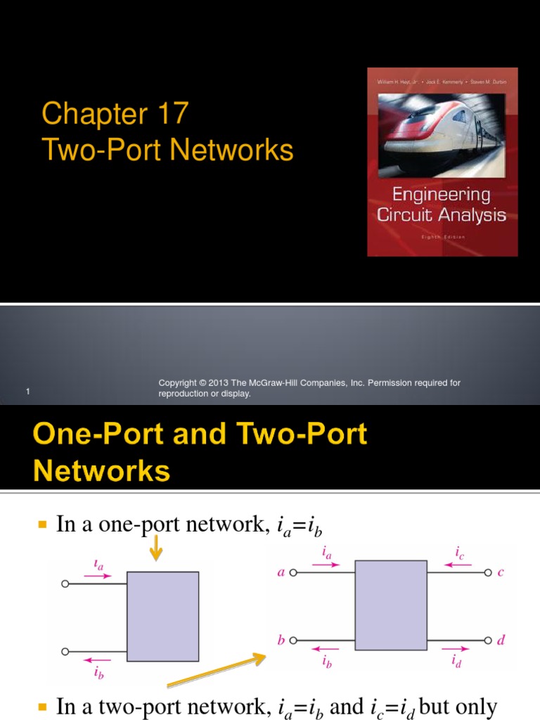 Two-Port Networks: Reproduction or Display. 1 | PDF | Computers ...