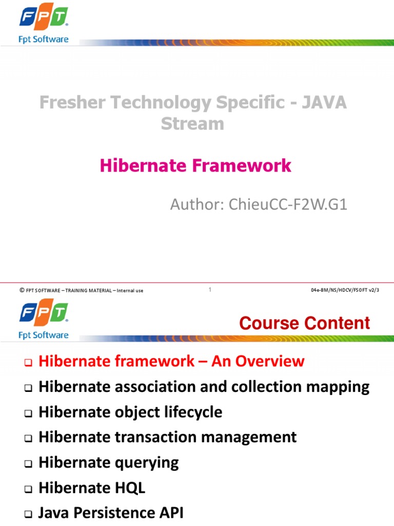 Hibernate Framework Slides | PDF | Databases | Information Technology ...