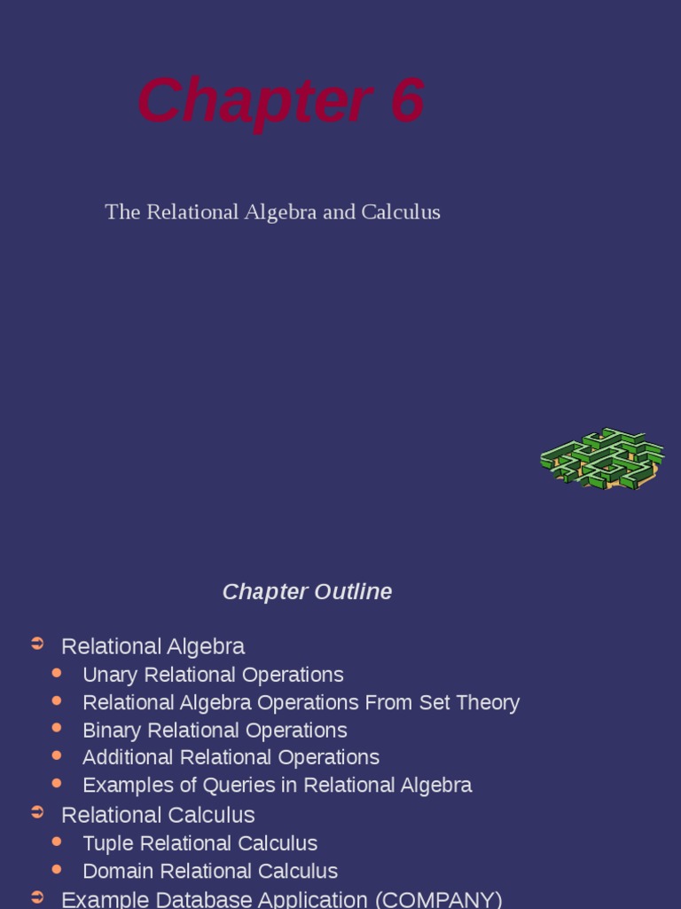 Relational Algebra Calculus | PDF | Relational Model | Data Management