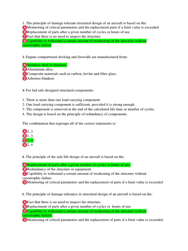 General Aircraft Knowledge | PDF | Landing Gear | Aircraft Flight ...