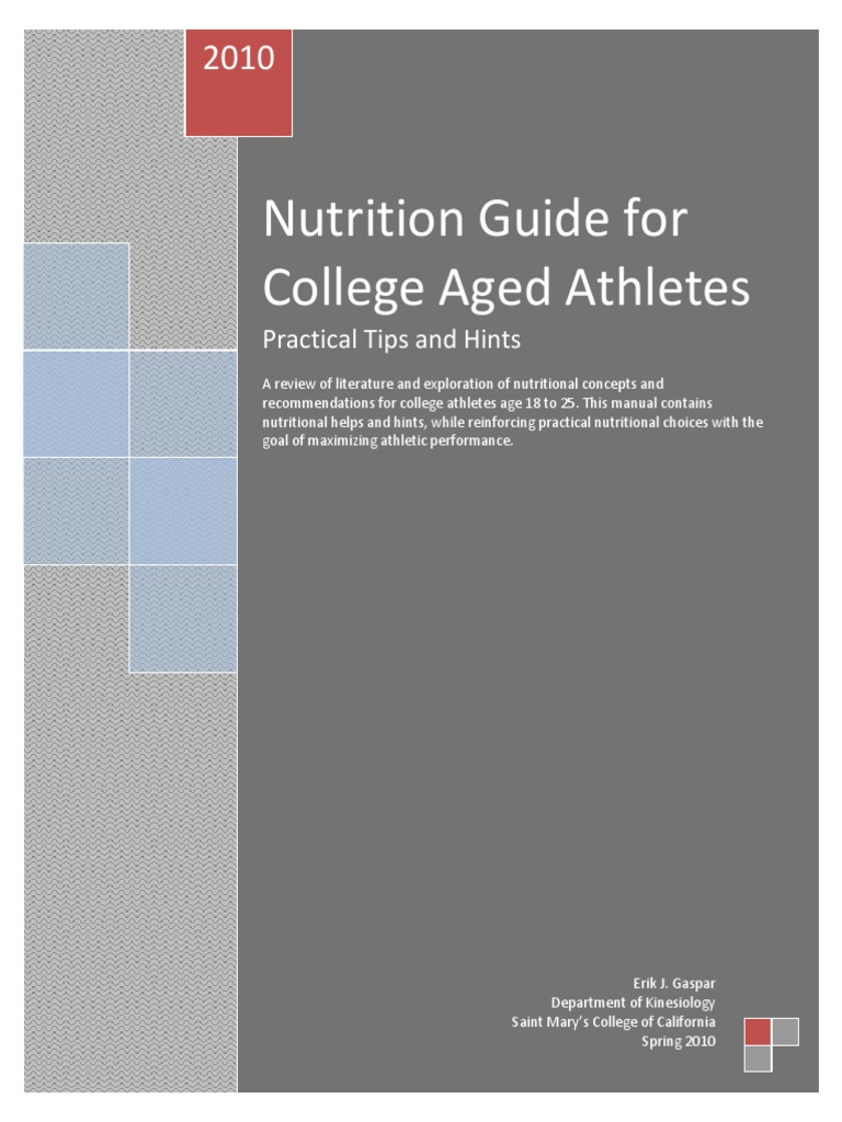 Guia Nutricional para Atletas Escolares PDF | PDF | Carbohydrates ...