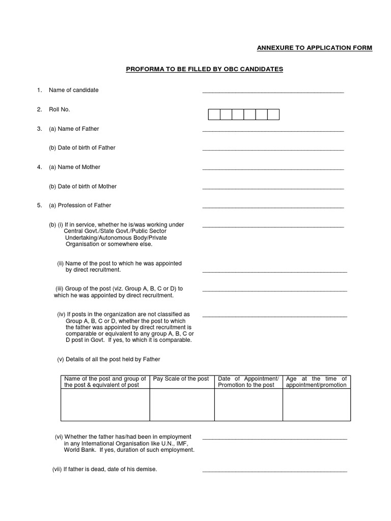 Annexure To Application Form | PDF | Justice | Crime & Violence