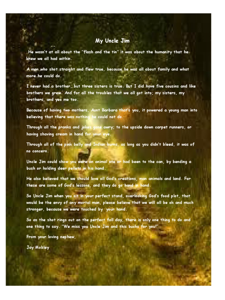 My Uncle Jim | PDF