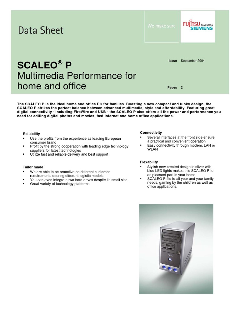 Scaleo P: Multimedia Performance For Home and Office | PDF | Windows Xp ...