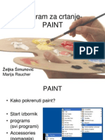 Osnove Programa Za Crtanje Paint | PDF
