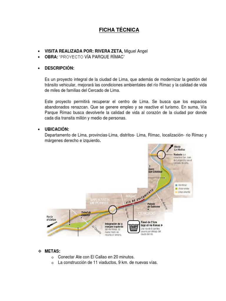 Via Parque Rimac | PDF | Lima | Residuos
