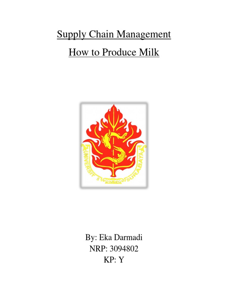 How To Produce Milk - Supply Chain Management | PDF | Dairy | Milk