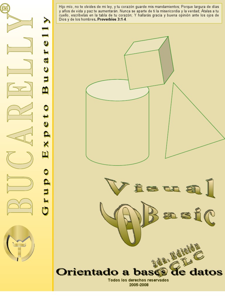 Libro Visual Basic IIVersion Oro DCLC | PDF | Objeto (informática ...