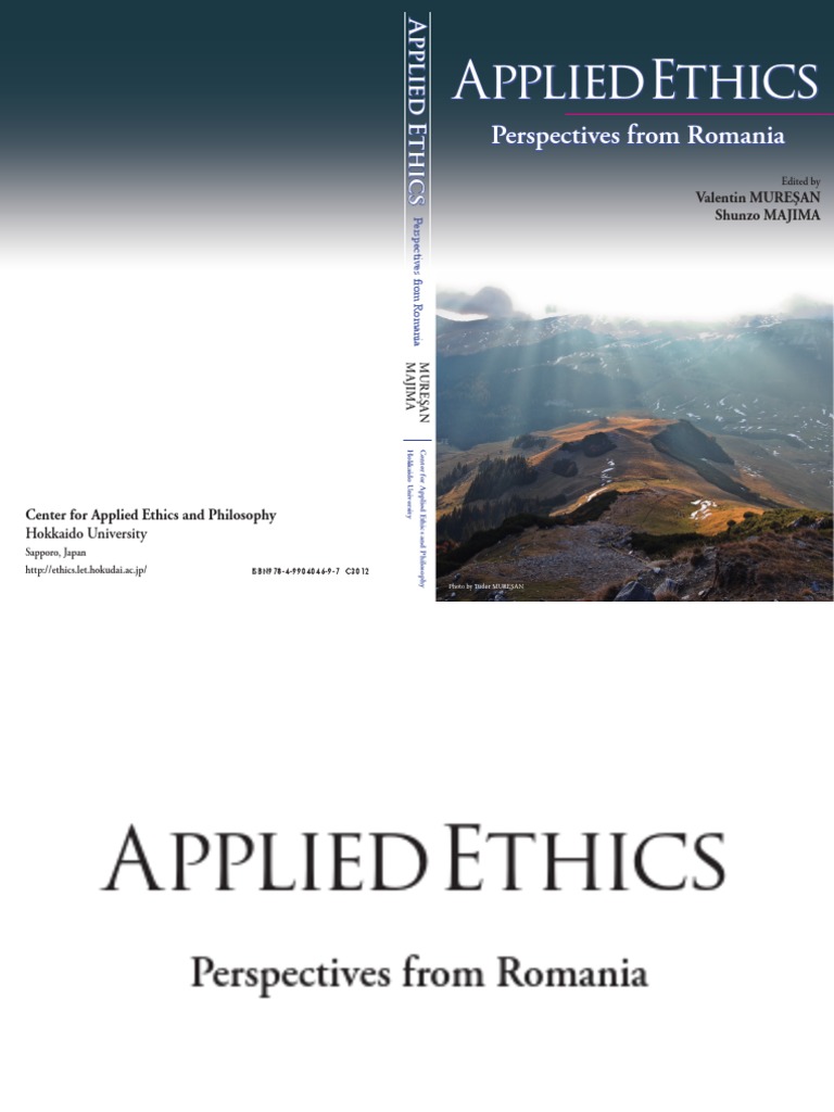 Applied Ethics - Perspectives From Romania | PDF | Immanuel Kant ...