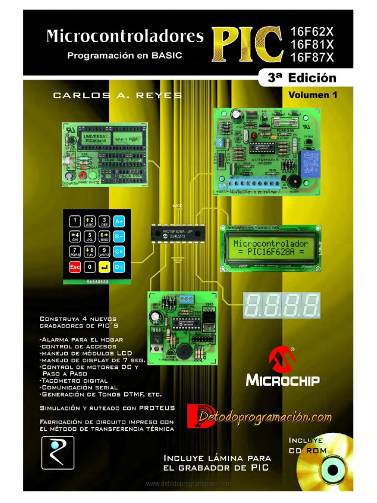 Microcontroladores PIC® - Programación en basic [Proyectos con PIC®] | Unidad Central de ...