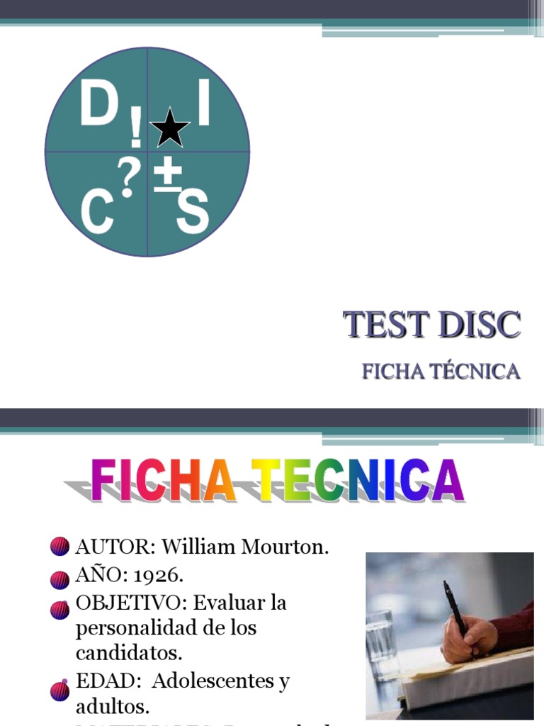 Test DISC ficha técnica.ppt
