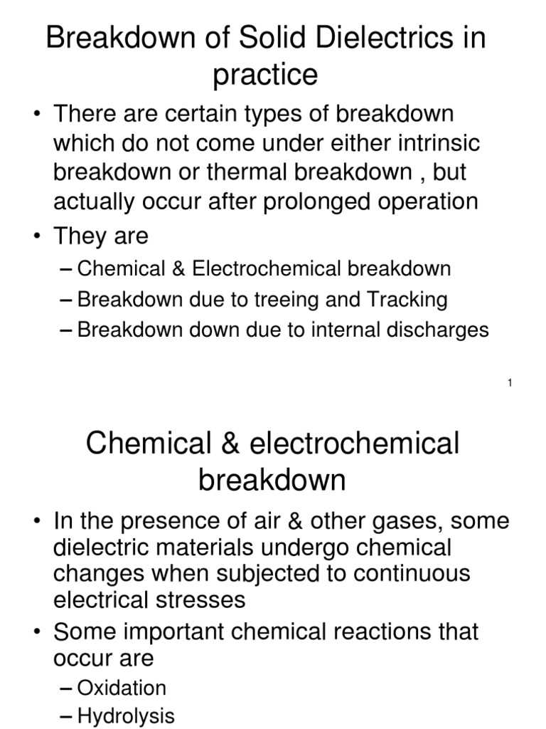 Lect#5 | PDF | Electrical Breakdown | Insulator (Electricity)