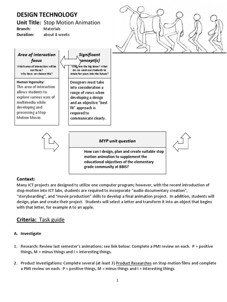 Stop Motion Outline | PDF | Design | Educational Technology