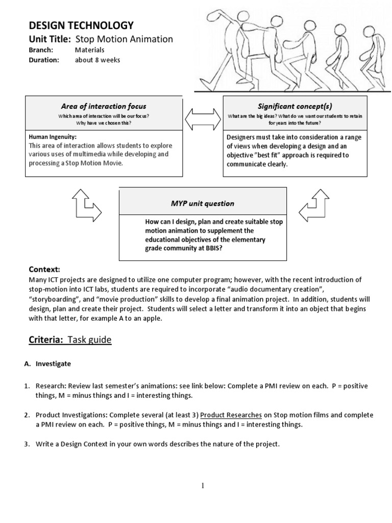 Grade 9 Stop Motion Animation 2014-1 | PDF | Design | Educational ...