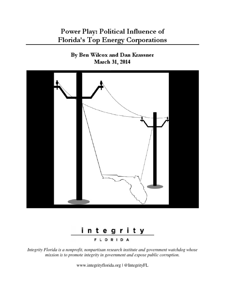 Power Play - Political Influence of Florida's Top Energy Corporations ...