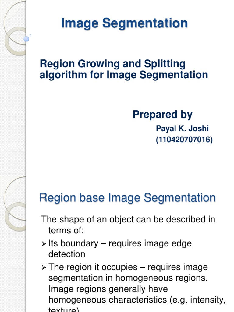 IP | PDF | Image Segmentation | Artificial Intelligence