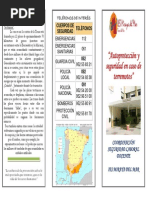 Triptico Terremoto | PDF | Temblores | Naturaleza