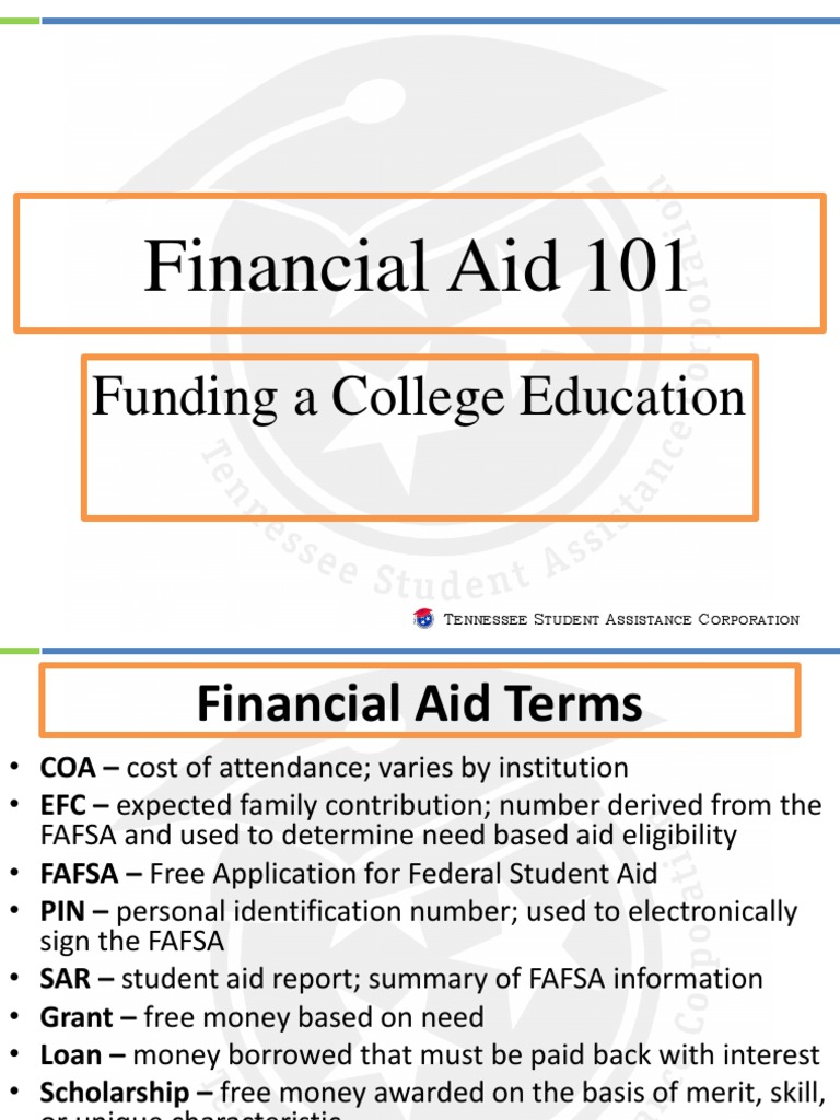 Financial Aid 2014 CTF CSCC Powerpoint | PDF | Student Financial Aid In ...