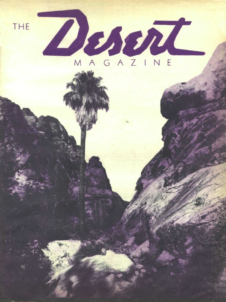 Desert Magazine 1942 November | PDF | Desert | Mining