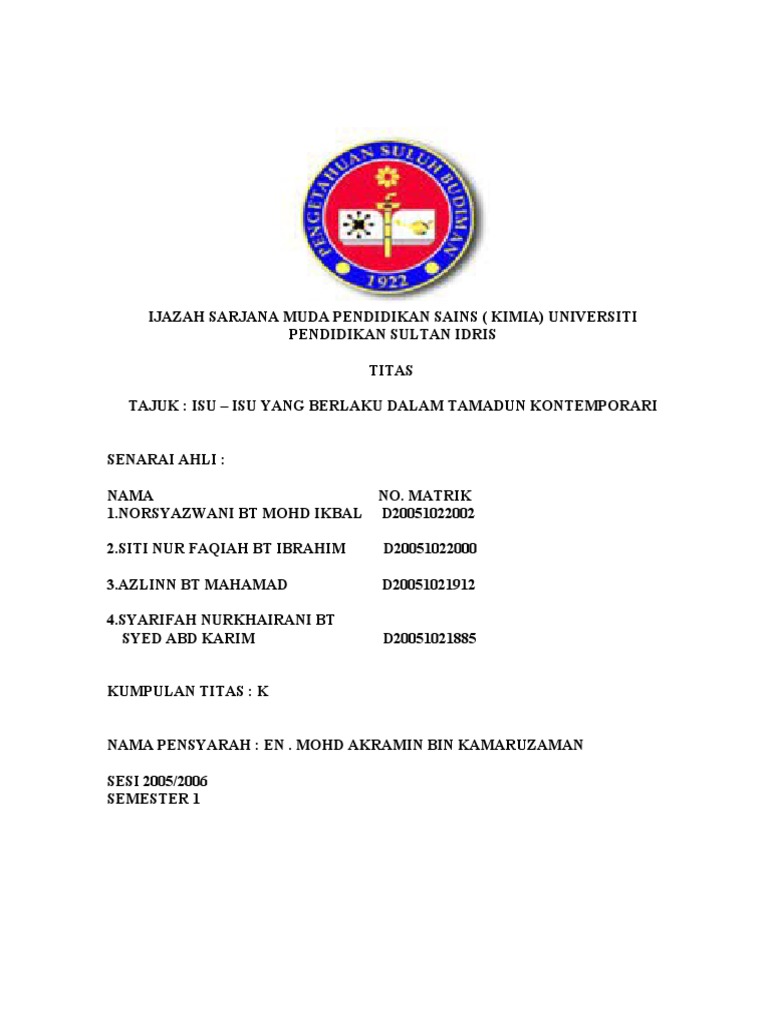 Logo UPSI | PDF