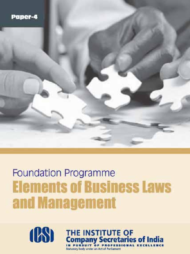 Elements of Business Laws and Management | PDF | Precedent | Supreme Courts