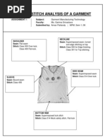 General Sewing Data: Category Element Code TMU | PDF | Scissors | Tools