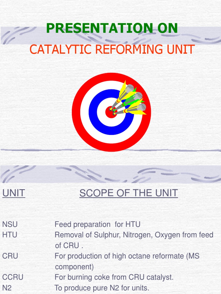 Catalytic Reforming Unit Overview | PDF | Cracking (Chemistry) | Alkane